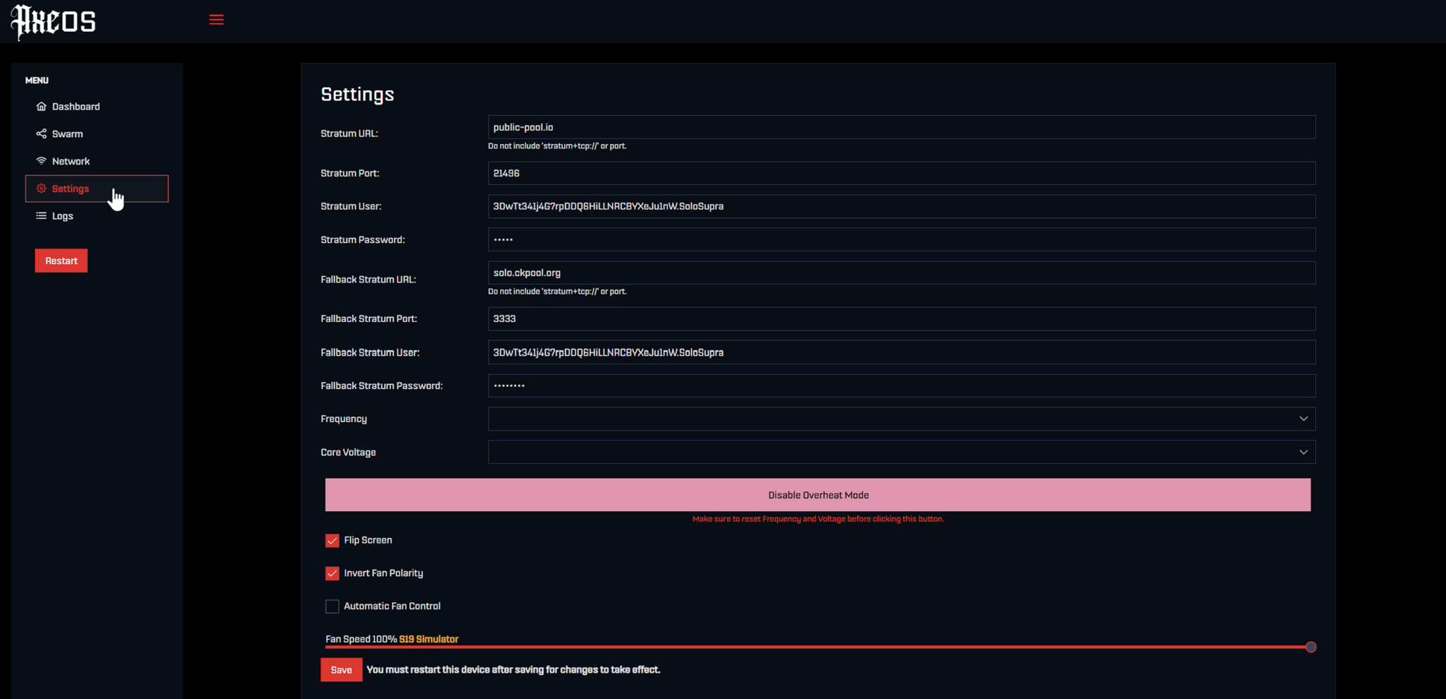 How to Disable Overheat Mode On Your Bitaxe: Bitaxe 101 - Solo Satoshi