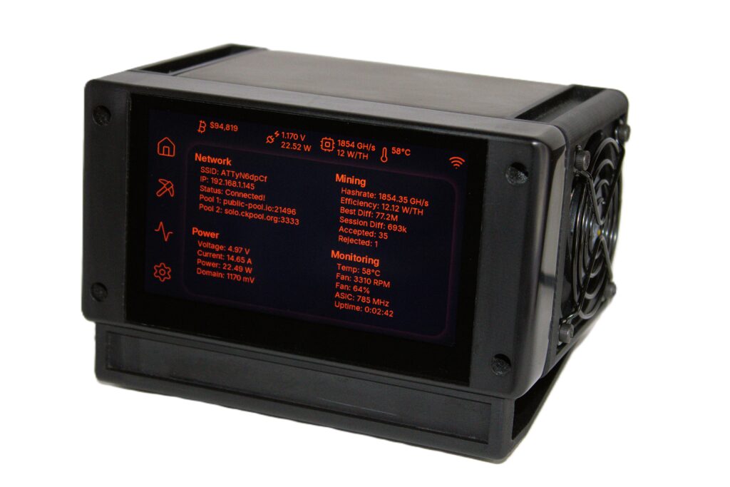 Unveiling the Bitaxe Touch: The World’s First Touchscreen Bitcoin Miner ...